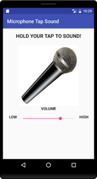 Microphone Tap Sound APK Download For Free