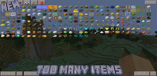 Too Many Items Mod PE for PC - How to Install on Windows PC, Mac