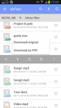 abFiles (Acer Remote Files) APK Download For Free