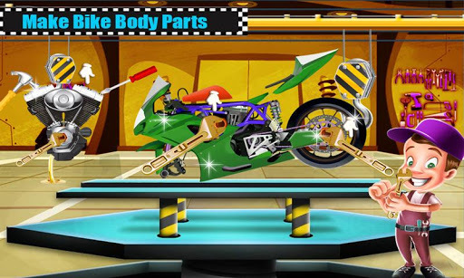 Sports Motorbike Maker Factory - Bike Builder Game APK Download For Free