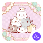 Pink Cute Kitten-APUS Launcher Stylish Theme for PC - How to Install on ...