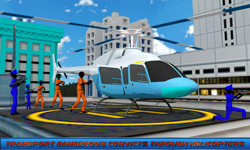 Stickman Prisoner Transport: Police Airplane Games APK Download For Free