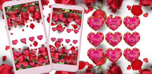 Red Rose Theme Wallpaper Red Roses Lock Screen APK Download For Free