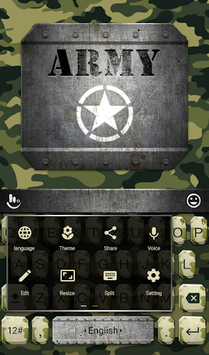 Army Soldier Keyboard Theme APK Download For Free