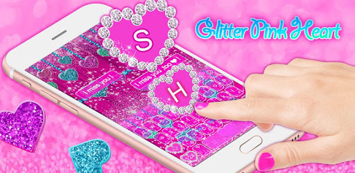Glitter Pink Heart Keyboard Theme for PC - How to Install on Windows PC ...
