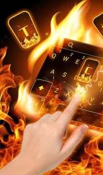 Live 3D Cool Flaming Fire Keyboard Theme APK Download For Free