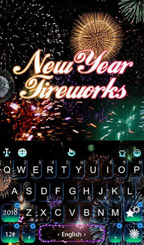Live New Year Fireworks Keyboard Theme APK Download For Free