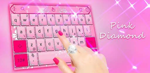 Pink Diamond Princess Keyboard Theme for PC - How to Install on Windows ...