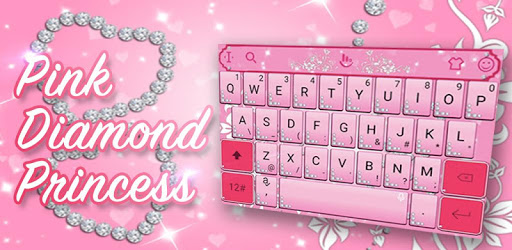 Pink Sparkling Diamond Princess Keyboard Theme for PC - How to Install ...