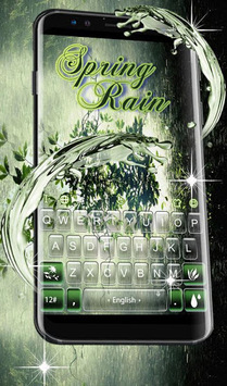Fresh Spring Rain Keyboard Theme APK Download For Free
