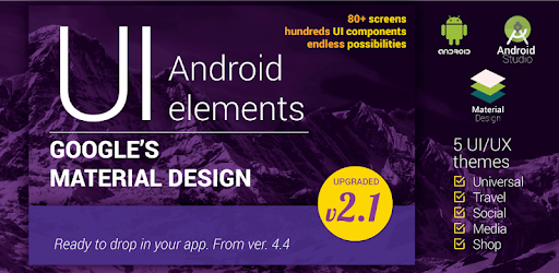 Material Design UI Template APK Download For Free