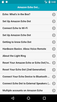 User Guide for Amazon Echo Dot APK Download For Free