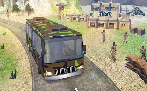 indian army bus driving: military truck mission APK Download For Free