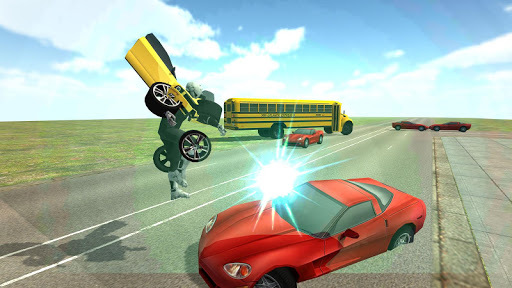 Advanced Muscle Robot Car Simulator 3D Free APK Download For Free