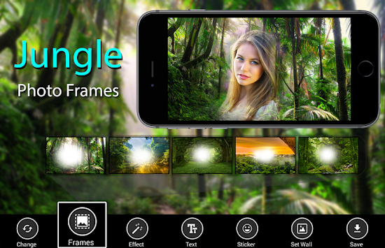 Jungle Photo Frames - nature wild animal hd effect APK Download For Free