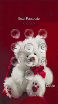 Teddy Bear Pin Lock Screen APK Download For Free