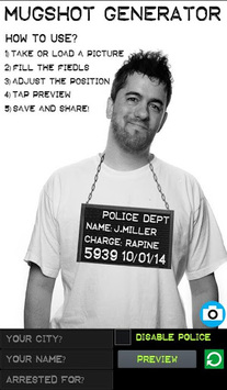 Mugshot maker! APK Download For Free