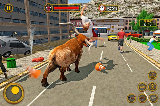 Wild Bull City Attack: Bull Simulator Games APK Download For Free