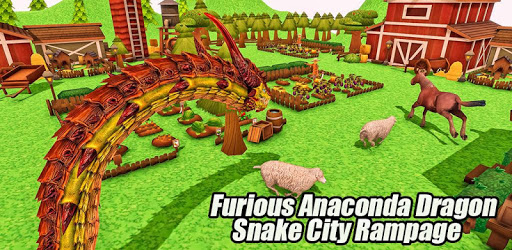 Furious Anaconda Dragon Snake City Rampage APK Download For Free