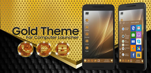 Gold Theme for Computer Launcher for PC - How to Install on Windows PC, Mac