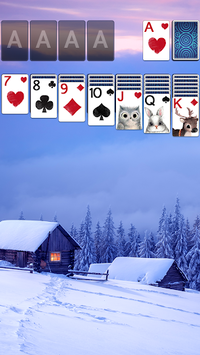Solitaire Snowy Village Theme APK Download For Free