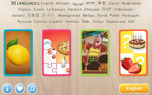 Food puzzle for kids 🥕🍅🍍🍉🎂🍭🍪🧀 APK Download For Free