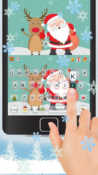 Cartoon Christmas Keyboard Theme APK Download For Free