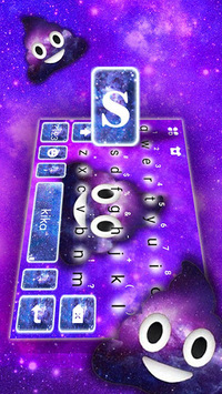 Galaxy Poop Keyboard Theme APK Download For Free