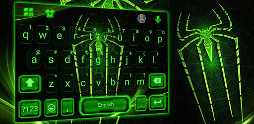 Neon Electric Spider Keyboard Theme for PC - How to Install on Windows ...