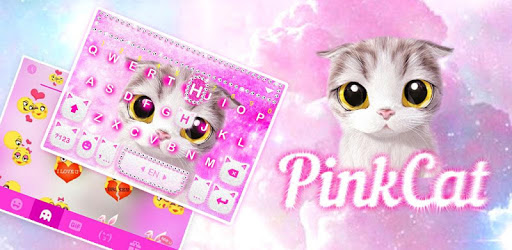 Pink Cat Keyboard Theme APK Download For Free