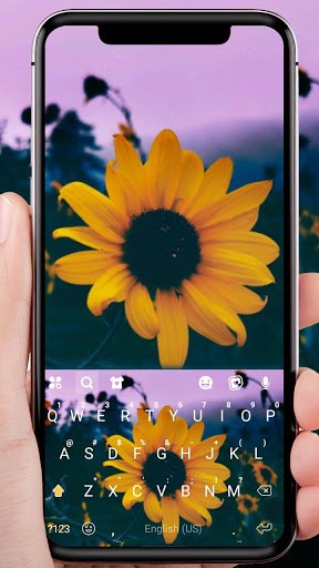 Sunflower Keyboard Theme APK Download For Free