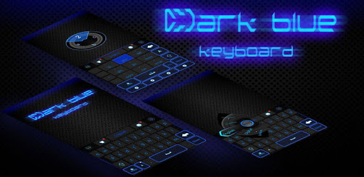Dark Blue GO Keyboard Theme APK Download For Free