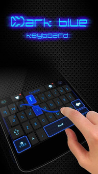 Dark Blue GO Keyboard Theme APK Download For Free