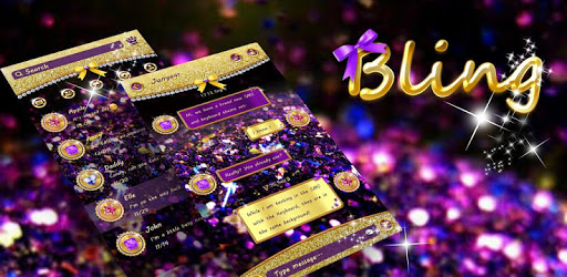 (FREE) GO SMS BLING THEME for PC - How to Install on Windows PC, Mac