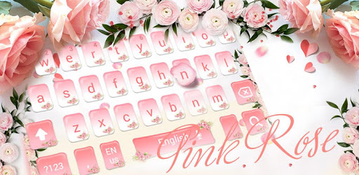 Pink Rose Keyboard Theme pink flowers for PC - How to Install on ...