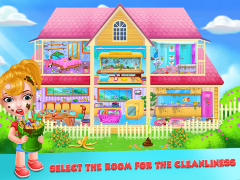 Keep Your House Clean - Girls Home Cleanup Game APK Download For Free