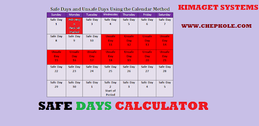 Safe Days Calculator for PC - How to Install on Windows PC, Mac