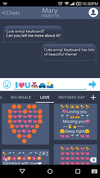 Concise Black Emoji Keyboard APK Download For Free
