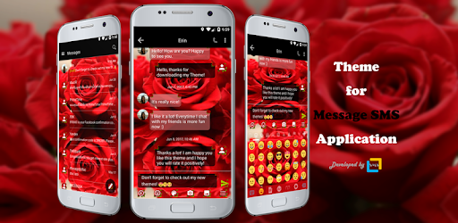 SMS Messages Love Rose Theme for PC - How to Install on Windows PC, Mac