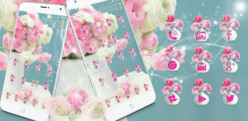 Pink Rose Theme for Launcher Rose Love for PC - How to Install on ...