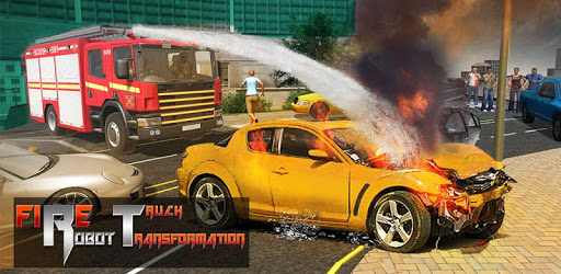 Robot Firefighter Rescue Fire Truck Simulator 2018 APK Download For Free