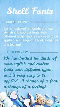 Shell Font for FlipFont , Cool Fonts Text Free APK Download For Free