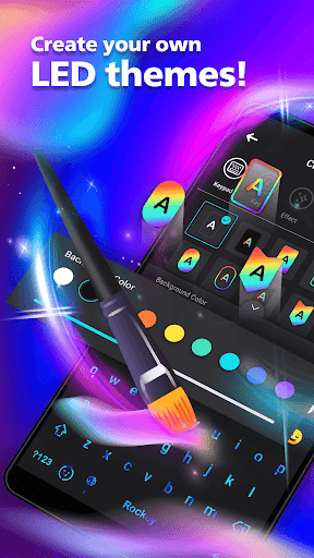 LED NEON Keyboard - Colorful, lighting, RGB, emoji APK Download For Free