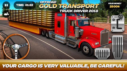 Offroad Gold Transport Truck Driver APK Download For Free