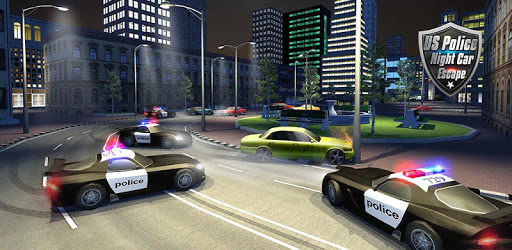 US Police Night Car Escape 3D APK Download For Free