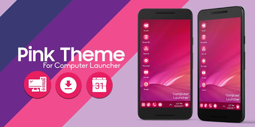Pink Theme For Computer Launcher APK Download For Free