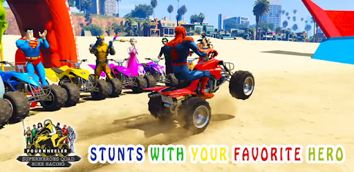 Fourwheeler SuperHeroes Quad Bike Racing for PC - How to Install on ...