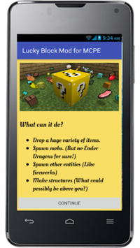 Lucky Block Mod for MCPE APK Download For Free