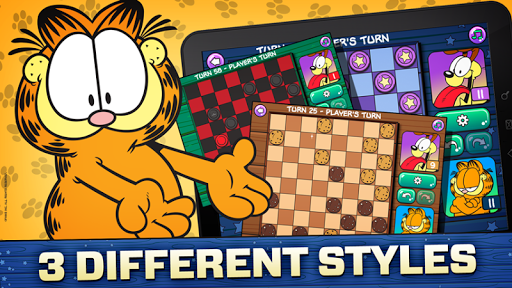 Garfield Checkers for Kids APK Download For Free