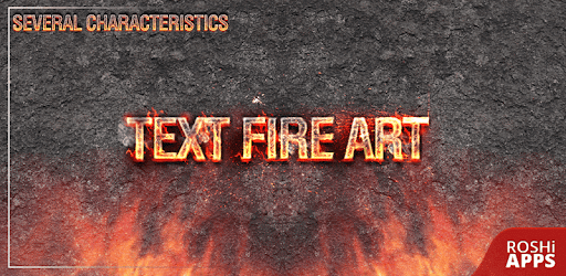 Fire Text Name Art APK Download For Free